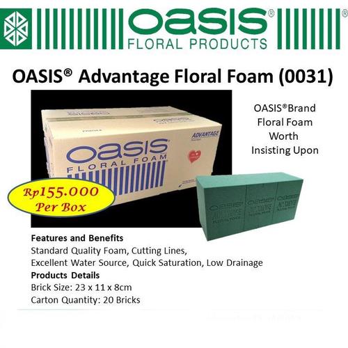 Jual OASIS Advantage Floral Foam Basah untuk Fresh Flower Bunga Hidup ...