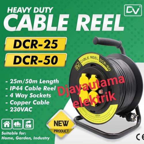 Jual CABLE Rell / Cable Roll / Kabel Roll DCR-25 / DCR-50 25Mtr / 50Mtr DV - 25mtr - Jakarta ...