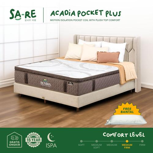 Jual SA-RE Kasur Pocket Spring Bed Plush Top Comfort PROCELLA ACADIA ...