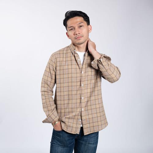 Promo Kemeja Flanel Pria WOODCUTTER Cream Country Flannel Shirt Lengan ...