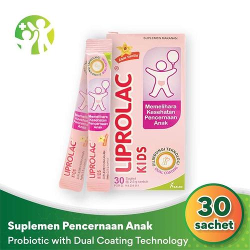 Jual Liprolac Kids 30 sachet rasa Vanila untuk kesehatan Pencernaan ...