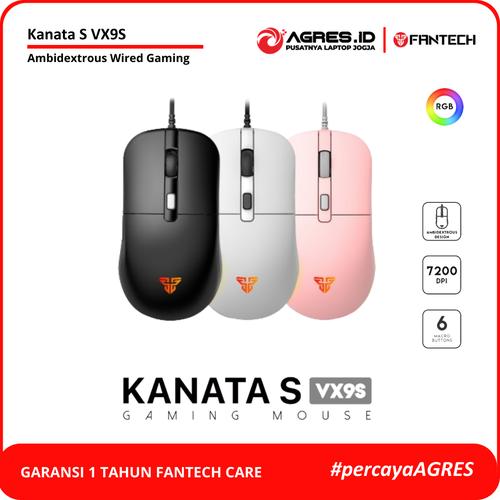 Promo Fantech Kanata S VX9S | Ambidextrous Wired Gaming Mouse - Black ...