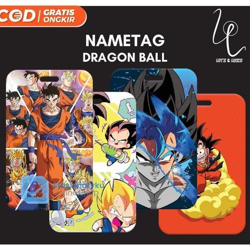 Jual (N009) Nametag Dragon Ball Tanpa Tali / Card Holder Anime / ID ...