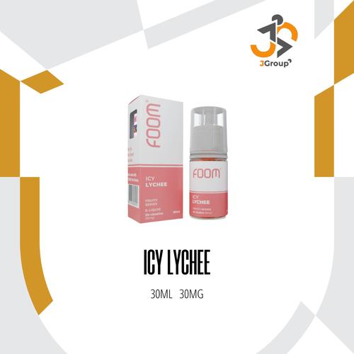 Promo FOOM ICY LYCHEE SALT NIC FRUITY SERIES 30ML 30MG BY FOOM E-LIQUID ...