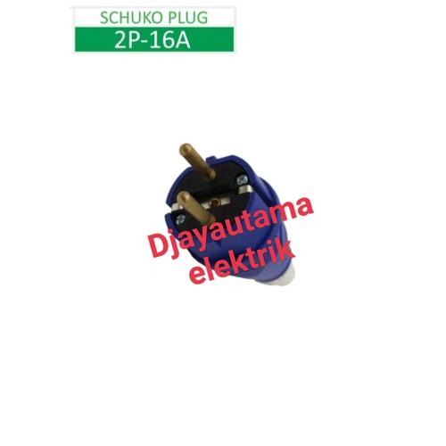 Jual Industrial Plug Schuko DIP-2P+16A + DSMS-2P-16A Schuko Surface ...