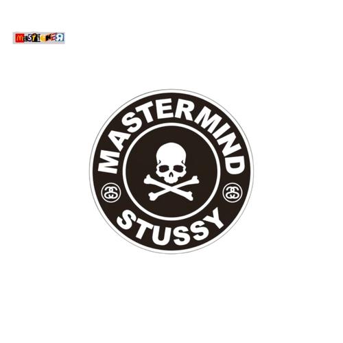 Jual sticker Mastermind Japan x Stussy logo rounded stiker streetwear ...