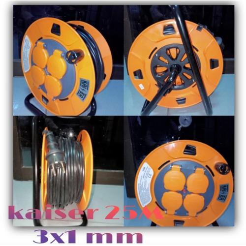 Promo Kabel Roll Kaiser Stop Kontak 4 Lubang / Kabel Roll Kaiser 4 ...