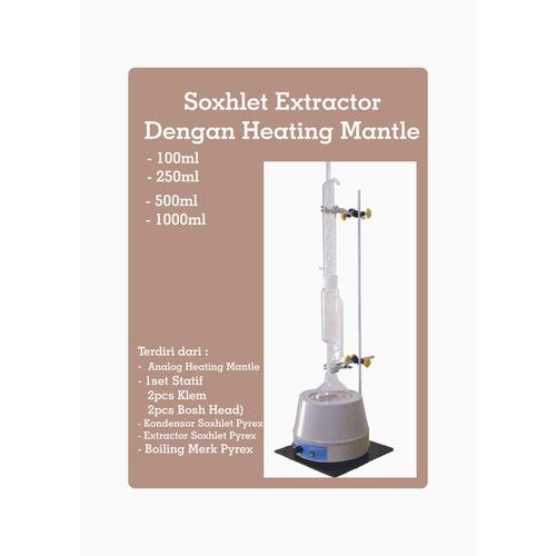 Jual Soxhlet Extractor Heating Mantle Merk Pyrex - 250ml - Kab. Bandung ...