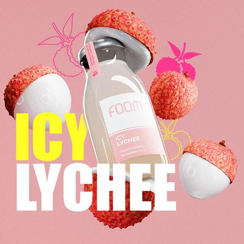 Jual New Foom Icy Fruity Series V2 Icy Lychee 30ML 30MG Salt Nic ...