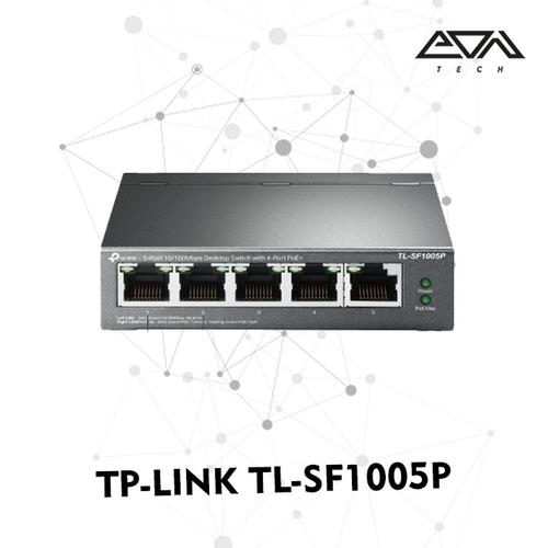 Jual Tp-link TL-SF1005P 5-Port 10/100Mbps Desktop Switch with 4-Port ...