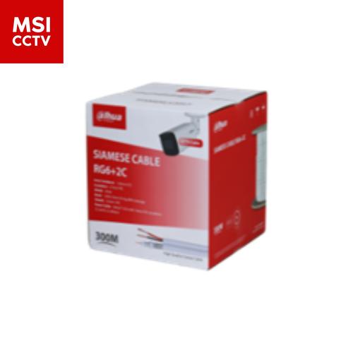 Jual KABEL Coaxial RG6+2C Dahua PFM941I-RG6N/21-300 For OUTDOOR 300 ...