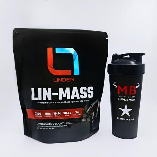 Jual Lin-Mass 2 lbs Linden Nutrition LinMass Lin Mass Protein Gainer ...