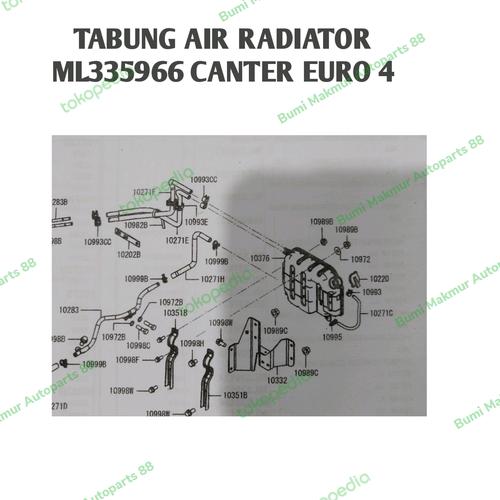 Jual TABUNG AIR RADIATOR ML335966 CANTER EURO 4 - Kota Pekanbaru - Bumi ...