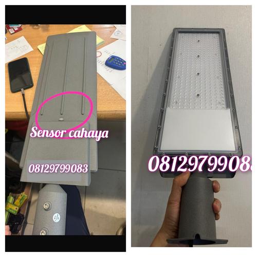 Jual lampu pju led jalan led street light listrik 220 fotosel photo sel ...