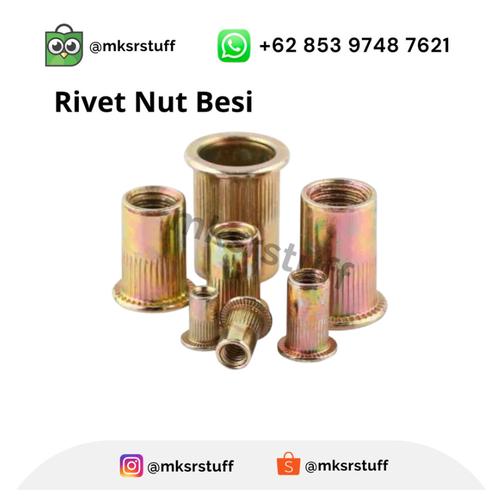 Jual M3, M4, M5, M6, M8, M10 - Rivet Nut Besi - M3, 1 pc - Kota ...