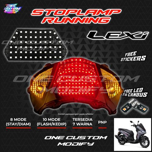 Promo STOPLAMP RUNNING LEXI LAMPU LED REM BELAKANG VARIASI MOTOR ...