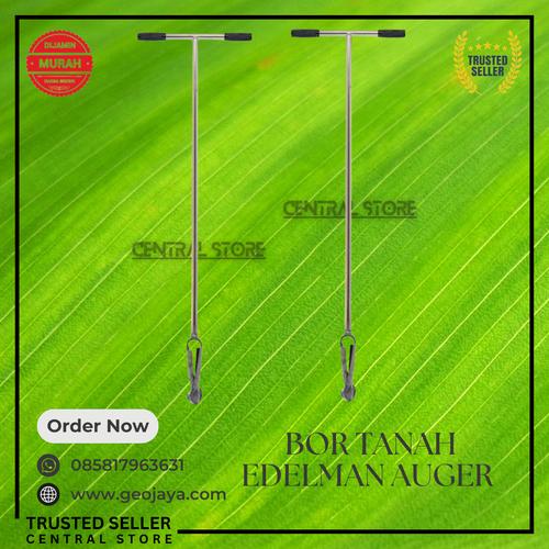 Jual Bor Tanah Edelman Auger Satu Bagian Stainless Steel - Coarse Soils ...