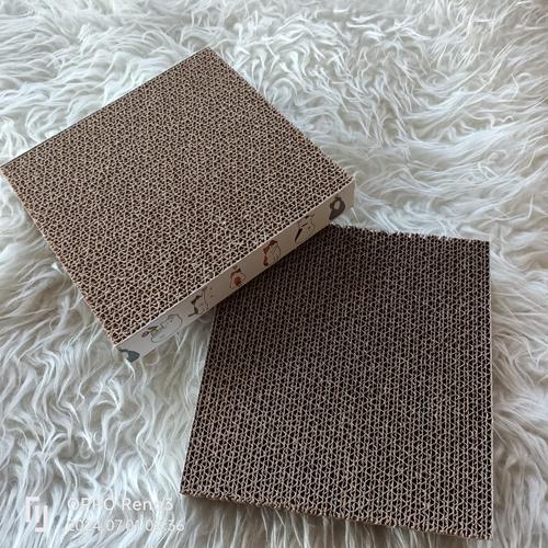 Jual Papan Garuk Kucing Mainan Cat Scratch Board Garukan Extra Tebal ...