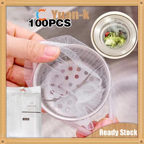 Jual 100PCS Jaring Saringan Lubang Toilet Saringan Rambut Kamar Mandi ...