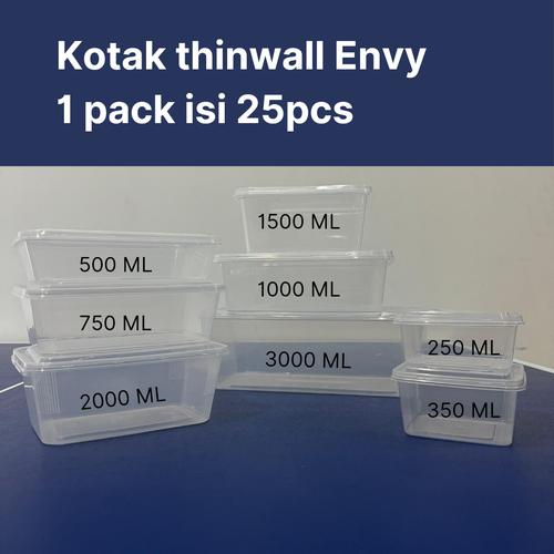 Jual thinwall envi 250 ml sampai 3000 ml | thinwall kotak makan | thinwall kotak | thinwall envi ...