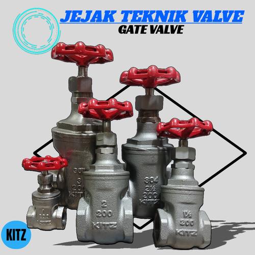 Jual GATE VALVE KITZ STAINLESS 1 1/4" INCH DN32 JIS 10K SS304 STAINLESS ...