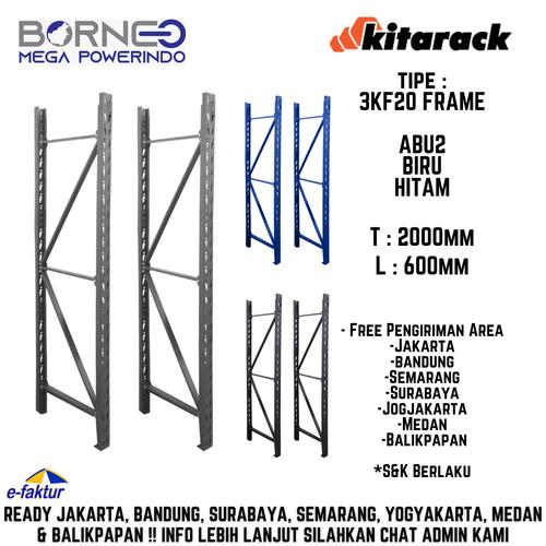 Jual FRAME RAK GUDANG KITARACK WAREHOUSE RACK TAMBAHAN SERIES SCISSORS ...