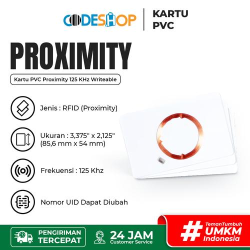 Jual Kartu RFID Proximity 125 Khz Writeable Kartu Access Door ID Card - Jakarta Pusat - Codeshop ...