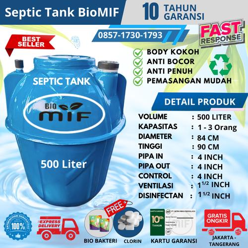 Jual Septic Tank Bio, Biotech, Biofil, Biotank 500Liter, Septic tank ...