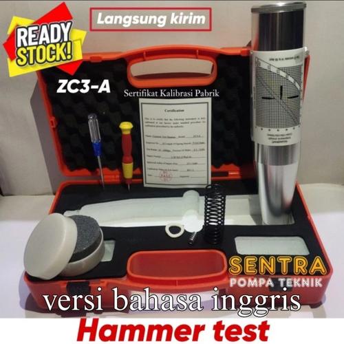 Jual Hammer test beton ZC3-A Alat Cek kekerasan/Kekuatan beton ...