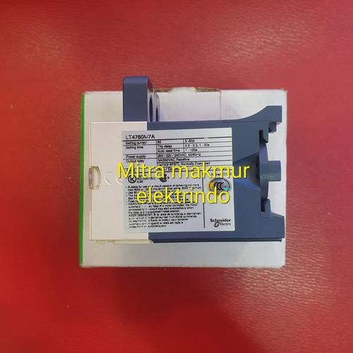 Jual Over current relay LT4760M7A schneider telemecanique LT47 60 M7A ...