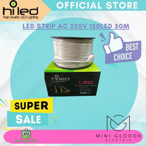 Jual Lampu LED Strip Hiled Hi Led Selang SMD AC 220V 50 METER - Cool ...