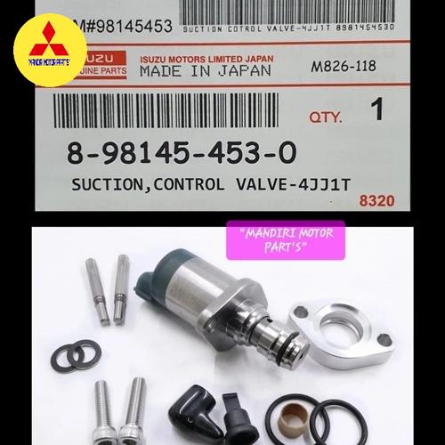 Jual SUCTION CONTROL VALVE INJECTION PUMP ISUZU DMAX 2,5/3,0CC/MUX/4JJ1-T 8-98145453-0/4JK1-T ...
