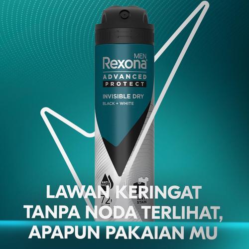 Jual Rexona Men Antiperspirant Deodorant Spray Invisible Dry 135Ml - Rexona Antiperspirant ...