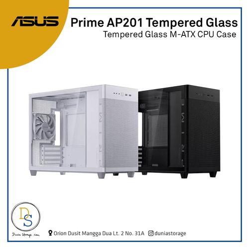 Promo ASUS PRIME AP201 Tempered Glass | Micro ATX Case Cicil 0% 3x ...