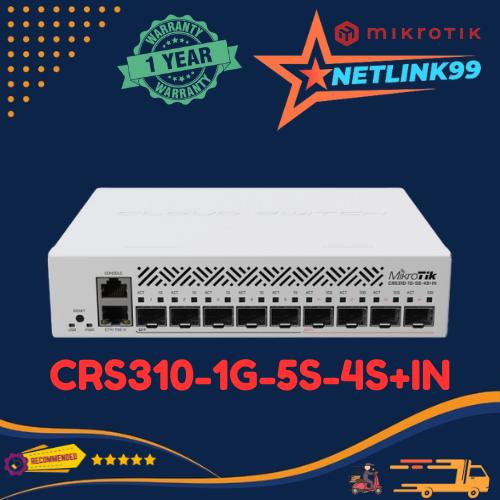 Jual MikroTik CRS310-1G-5S-4S+IN ~ Cloud Router Switch CRS310 1G 5S 4SPlus IN - Jakarta Pusat ...