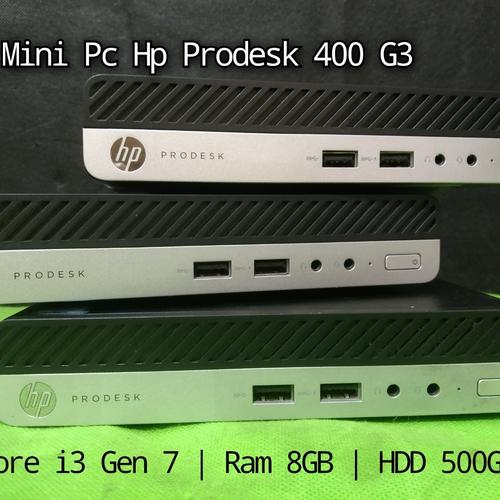 Jual Mini PC HP Prodesk 400 G3 Core i3 Gen 7 Ram 8GB HDD 500GB ...