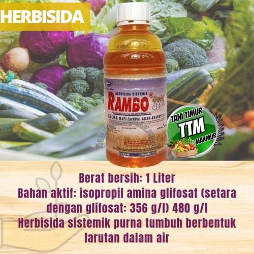 Jual Rambo Gold 1 Liter, Pembasmi Rumput/Gulma - 500 ml - Jakarta ...