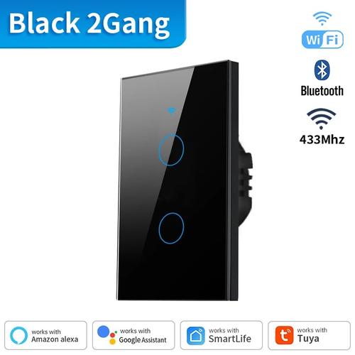 Promo Saklar Lampu Smart Wireless Wall Light Switch Voice Control WiFi ...