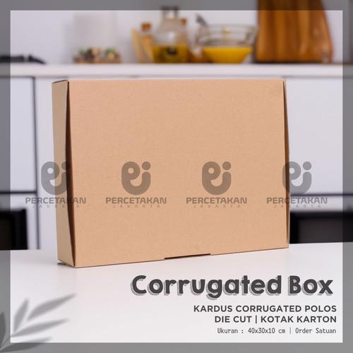 Jual KARDUS CORRUGATED 40x30x10 CM | DIE CUT | BOX PACKING |KOTAK ...