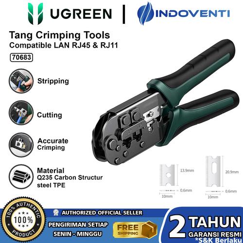 Jual UGREEN Crimping Tool RJ11 / RJ45 Tang Alat Potong Kabel LAN ...