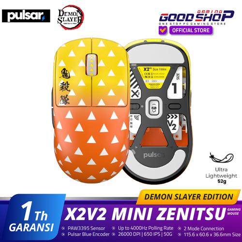 Promo Pulsar X2V2 / X2 V2 Mini Wireless Gaming Mouse Zenitsu Edition ...