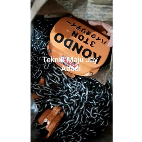 Jual KONDO Chain Block / Takel 3Ton x 7meter - Jakarta Barat - Teknik ...