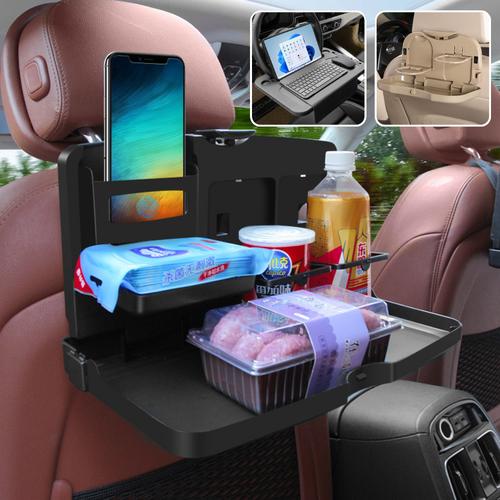 Jual Car Folding Table for Eating and Drinking Laptop Drink Cup Holder ...