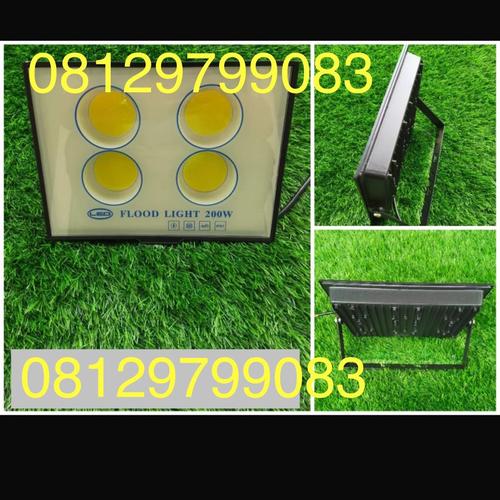 Jual lampu jalan sorot led tembak pju taman garden flood led merk reklame stadion lapangan 100w ...
