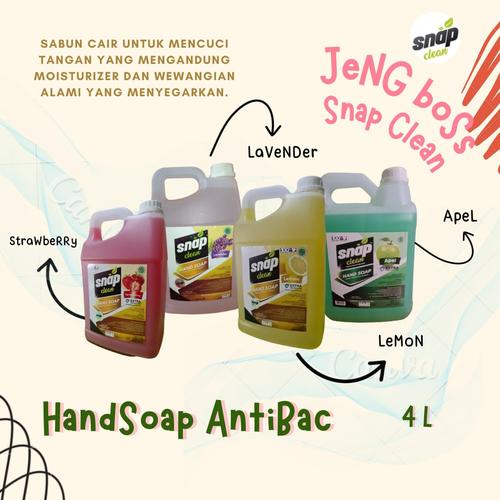 Jual Snap Clean Handsoap 4 ltr ( sabun cuci tangan ) - lemon - Kota ...