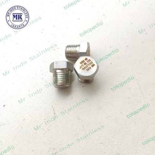 Jual Hex plug 1/4" Inch Stainless Ss304 Class 3000 - Jakarta Barat - MR ...