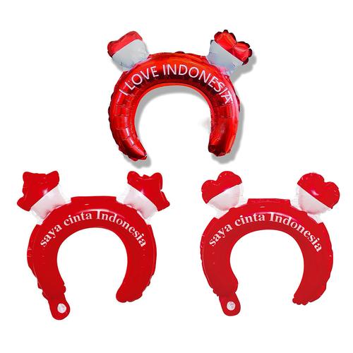 Jual Balon Bando Merah Putih Saya Cinta Indonesia Dekorasi 17 Agustus ...