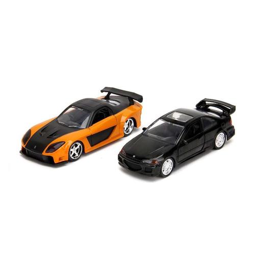 Jual Jada 1/32 Legacy Model Honda Civic EJ1 Mazda RX7 Veilside Fast ...