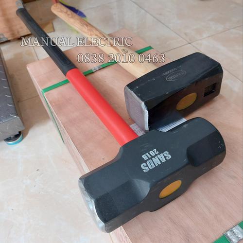 Jual Palu Batu Palu Godam 10 Kg / 20 Lbs Handle Piber / Kayu Palu Bodem ...