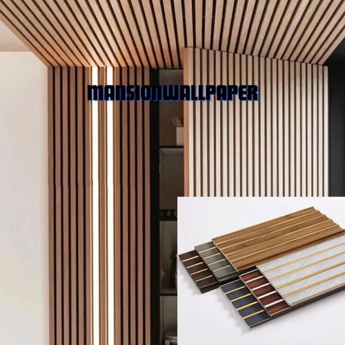Jual Wallpanel WPC Panel Dinding Kayu Marmer Marble List Gold Silver ...